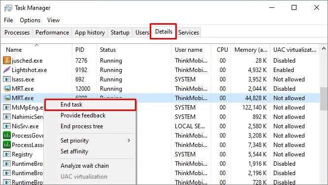 How to fix MRT.exe high CPU usage or damage + extra tips